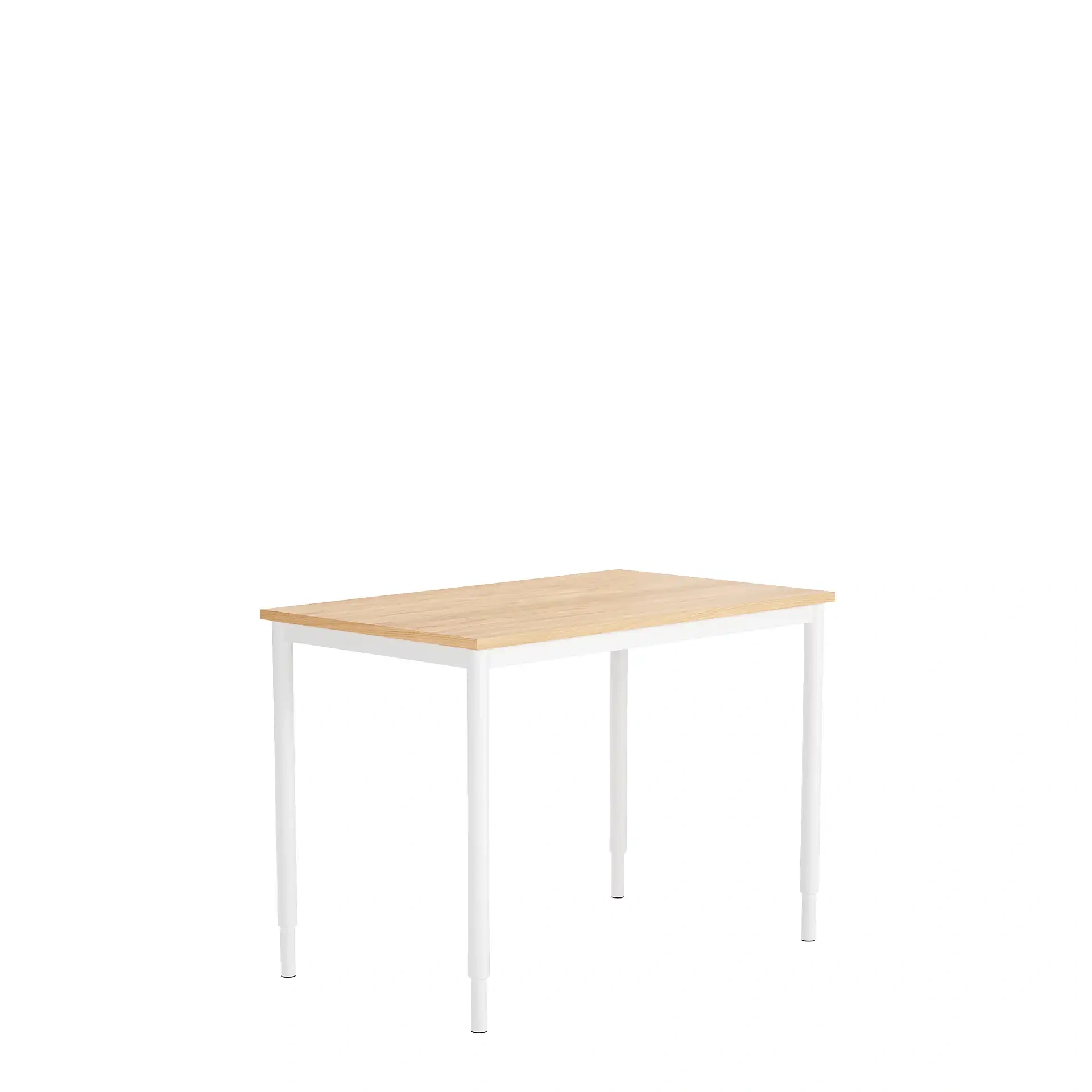 Bord, 800 x 800mm, eklaminat/vit – Köp online hos MoveTech