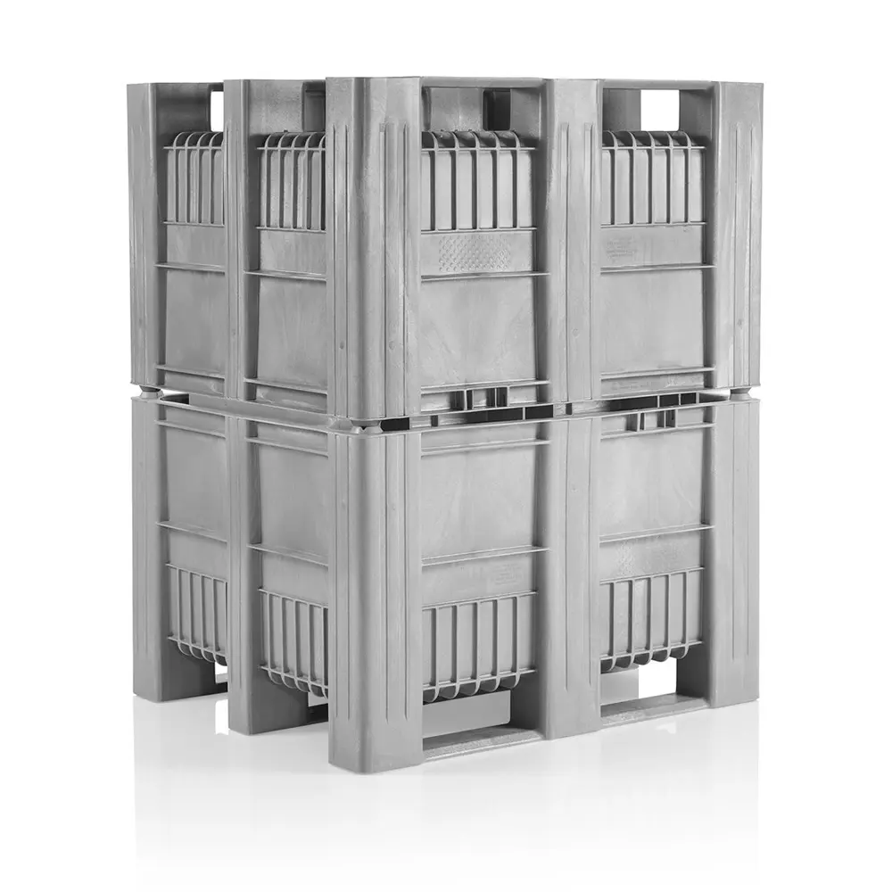 Plastcontainer MoveBox 610 L | 1000 x 1200 mm Ljusgrå